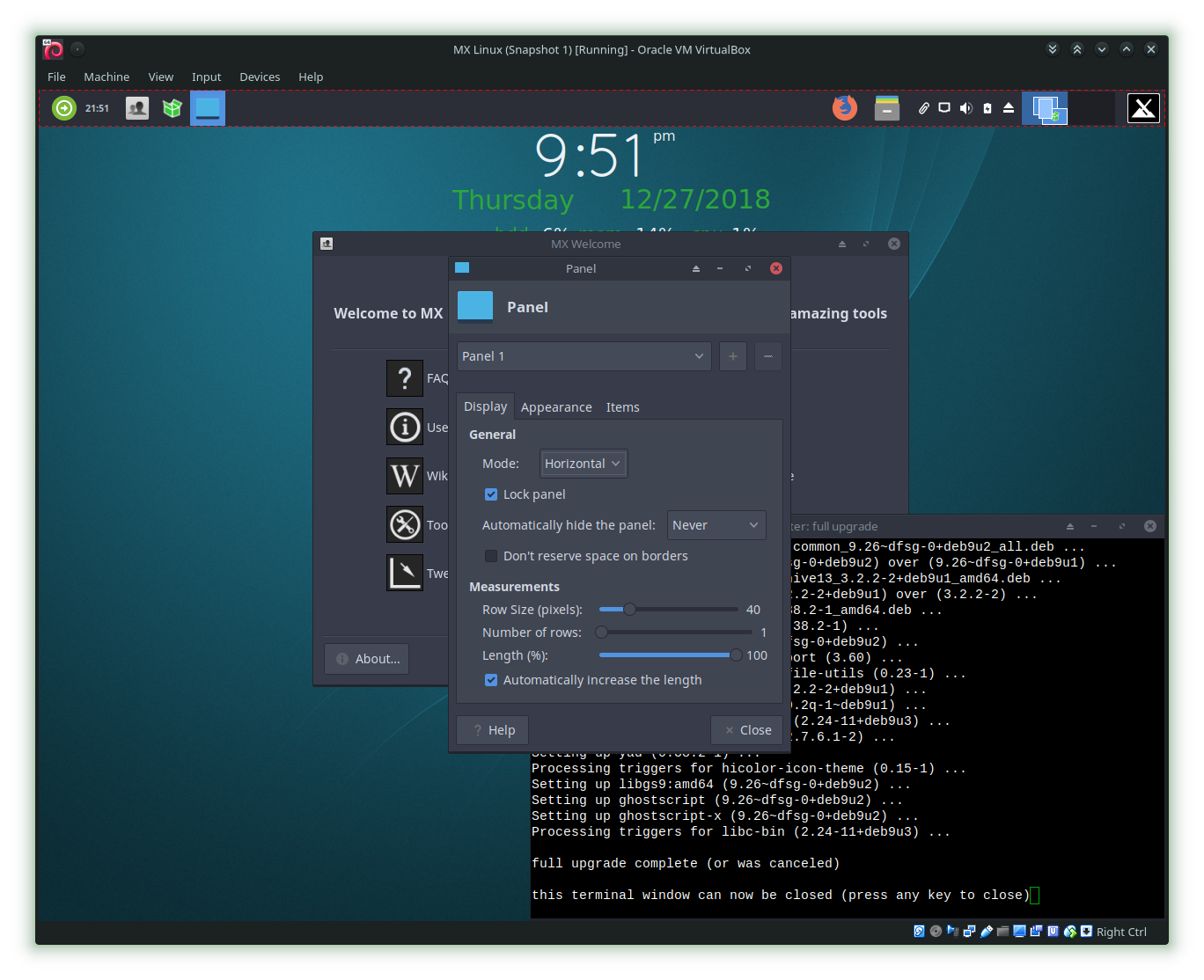 MX Linux-18-Panel Position Horizontal – CubicleNate's Techpad