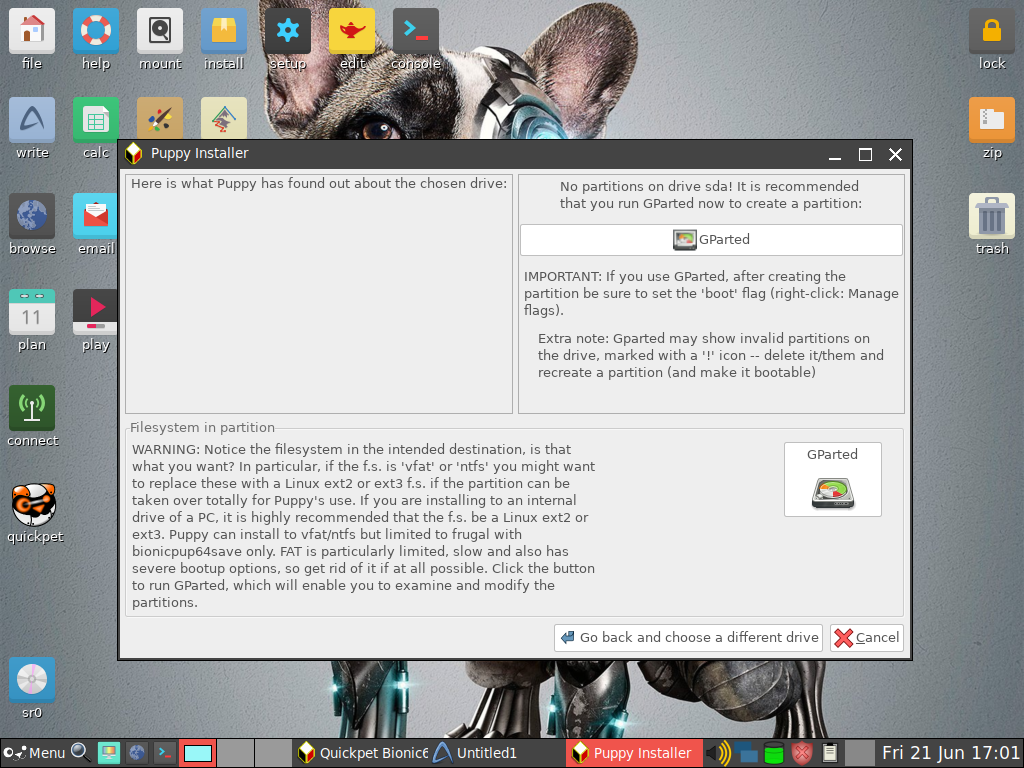 PuppyLinux VM 10 – CubicleNate.com