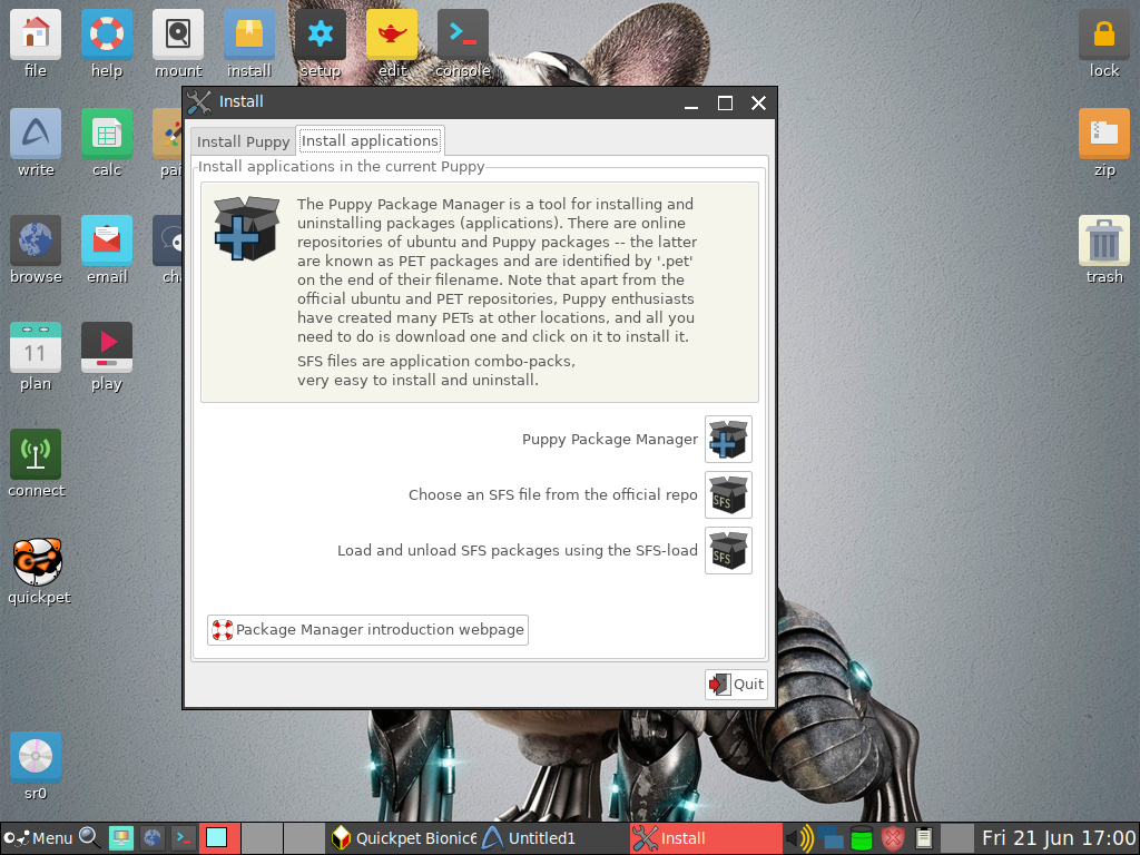 Puppy Linux | Review from an openSUSE User – CubicleNate's Techpad