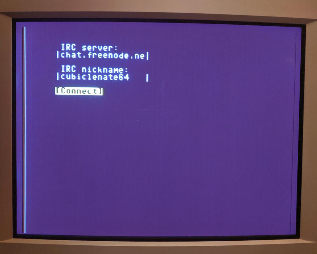 Commodore 64 on the Internet | IRC – CubicleNate's Techpad