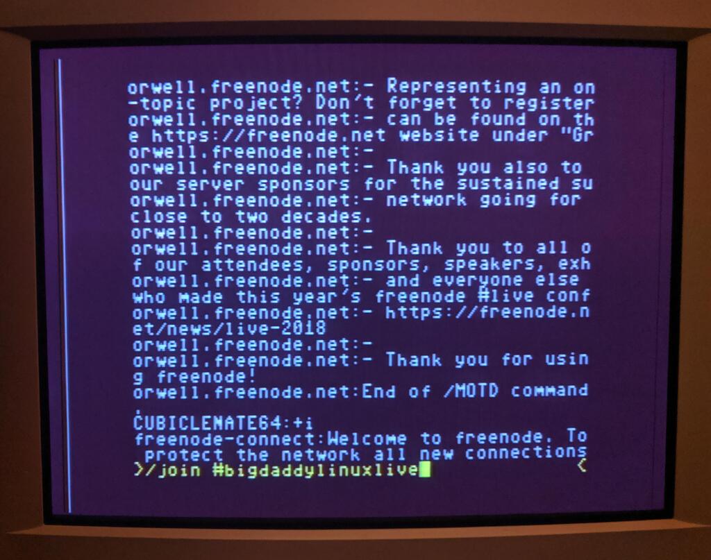 Commodore 64 on the Internet | IRC – CubicleNate's Techpad