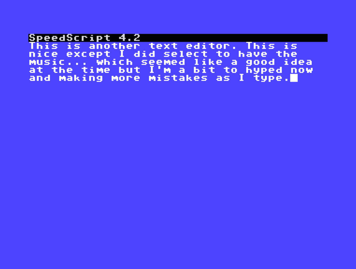 Commodore 64 As A Modern Word Processor Cubiclenate