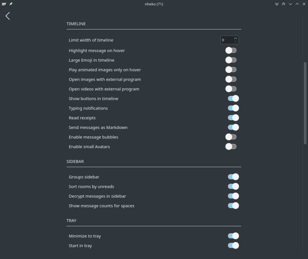 Nheko | Matrix Client written in Qt on openSUSE – CubicleNate.com